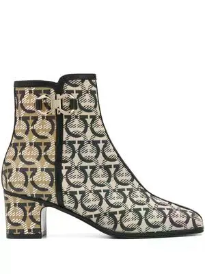 Ferragamo Printed Booties