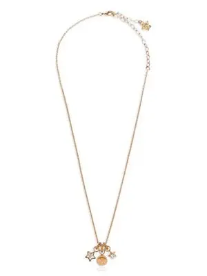 Versace Star-pendant Necklace - Gold