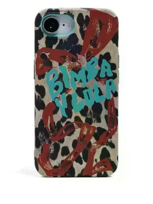Bimba Y Lola Leopard-print Iphone E Case - Neutrals