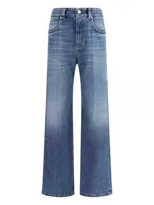 Brunello Cucinelli High-waisted Straight-leg Jeans