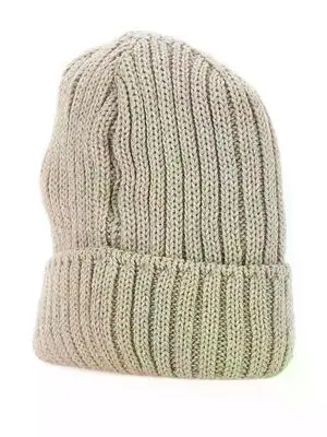 COLMAR Ribbed Logo-patch Beanie Hat - Grey