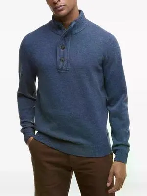 Barbour High-neck Elbow-patch Sweater