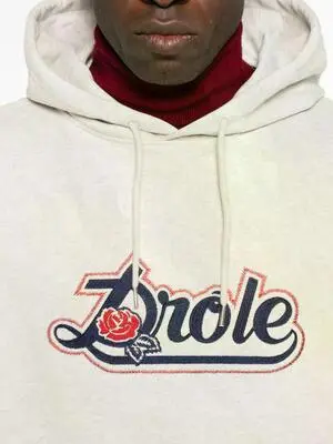 Drole De Monsieur Rose-embellished Hoodie