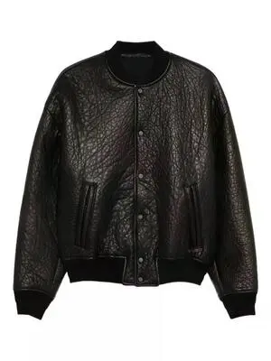 SALVATORE SANTORO Leather Bomber Jacket