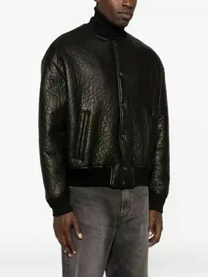 SALVATORE SANTORO Leather Bomber Jacket