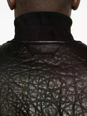 SALVATORE SANTORO Leather Bomber Jacket