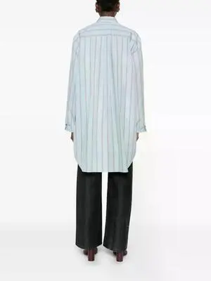 Brandon Maxwell Striped Button-down Shirt