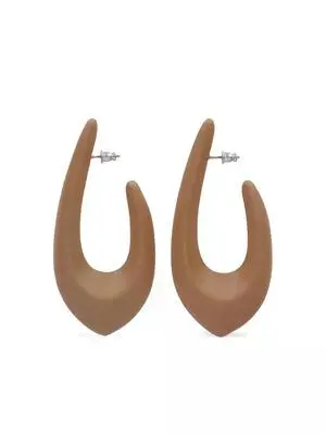 PANCONESI Spada Drop Earrings - Brown