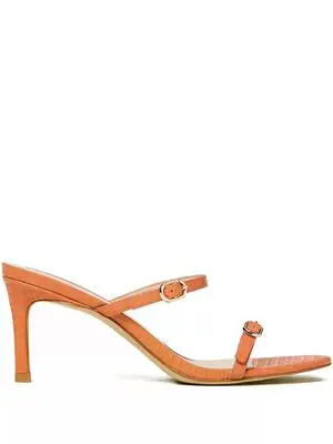 TWINSET 80mm Crocodile-effect Stiletto Sandals