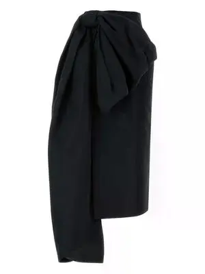 Givenchy Draped-bow Midi Skirt