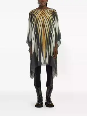 Roberto Cavalli Abstract-pattern Kaftan Dress