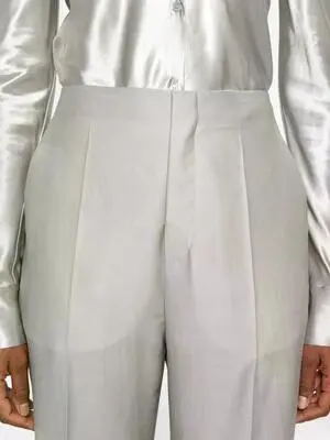 Alberta Ferretti Satin Trousers