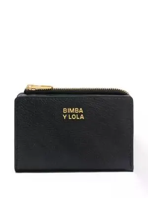 Bimba Y Lola Zip-fastening Leather Wallet - Black