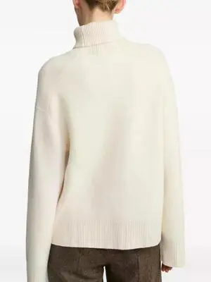 YVES SALOMON Turtleneck Wool-blend Sweater