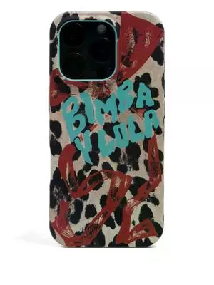 Bimba Y Lola Leopard-print Iphone 16 Pro Case - Neutrals