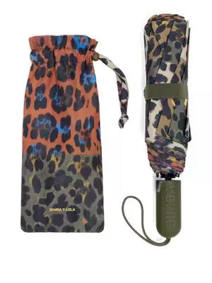 Bimba Y Lola Leopard-print Umbrella