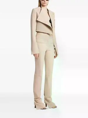 COURREGES Asymmetrical Button Jacket - Neutrals