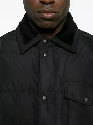 Moncler Quilted Corduroy-collar Jacket