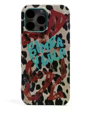 Bimba Y Lola Leopard-print Iphone 16 Pro Max Case - Neutrals