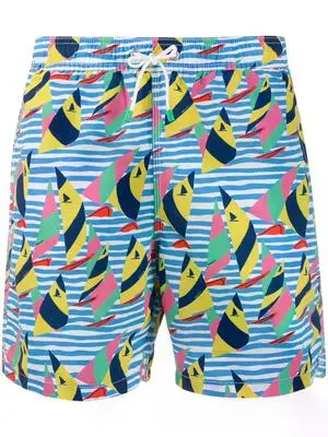 HACKETT Boat Race Swim Shorts - Blue