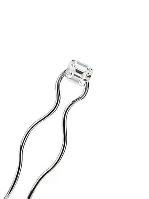 MAISON MICHEL Crystal-embellished Hair Slide