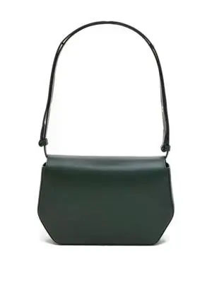 Closed Leather Shoulder Bag