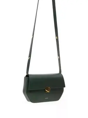 Closed Leather Shoulder Bag
