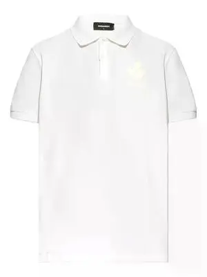 Dsquared2 Embroidered-logo Polo Shirt - White