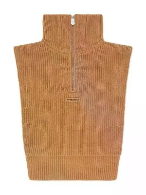 Pinko Ribbed Zip-neck Dicky