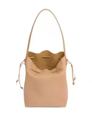 MANSUR GAVRIEL Cabas Drawstring Bucket Bag - Neutrals