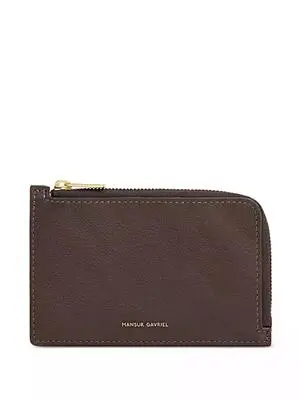 MANSUR GAVRIEL Logo-print Leather Wallet - Brown