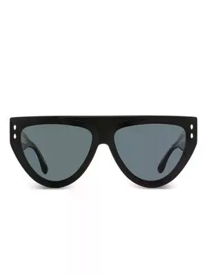 Isabel Marant Geometric-frame Sunglasses - Black