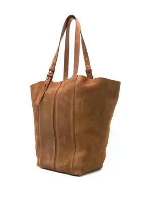 GOLDEN GOOSE Suede Tote Bag - Brown