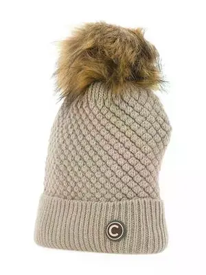 COLMAR Pom-pom Beanie Hat - Neutrals