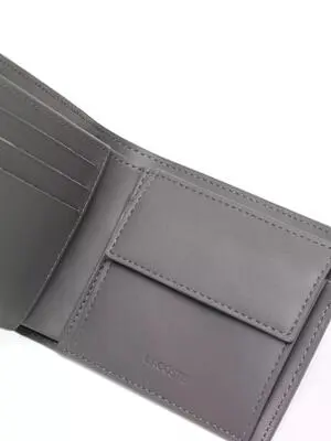 Lacoste Monogram Leather Wallet