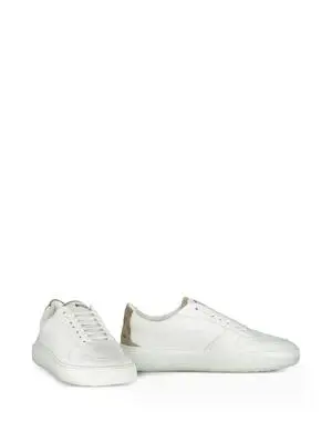 Herno Leather-panelled Low-top Sneakers