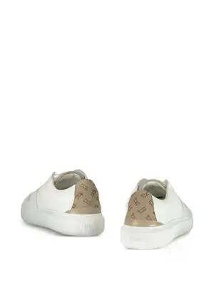 Herno Leather-panelled Low-top Sneakers