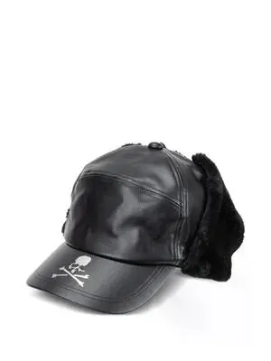 MASTERMIND WORLD Faux Fur Leather Cap