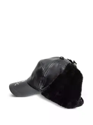 MASTERMIND WORLD Faux Fur Leather Cap