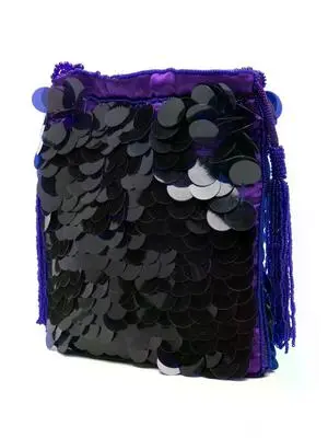 P.a.r.o.s.h Sequin-embellished Shoulder Bag
