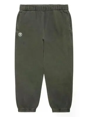 AAPE BY *A BATHING APE® Logo-plaque Cuffed Track Pants