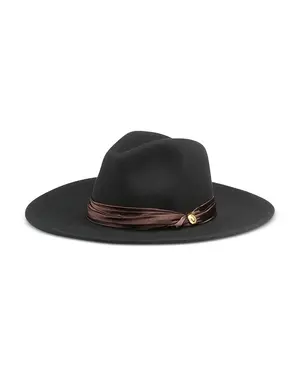 Rag & Bone Clara Wool Fedora Black
