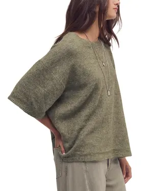 Free People Margot Sweater Tee - Kalamata