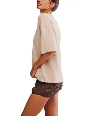 Free People Margot Sweater Tee - Pearl Melange