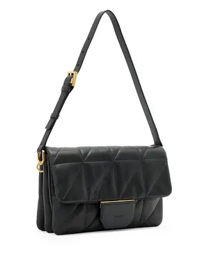 ALLSAINTS Ondine Quilted Leather Shoulder Bag