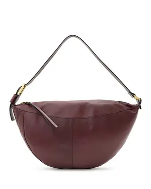 ALLSAINTS Luna Shoulder Bag - Dark Red