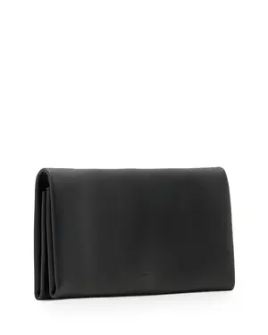 ALLSAINTS Harluna Leather Clutch - Black