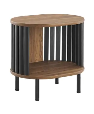 MODWAY Fortitude Side Table - Walnut Black