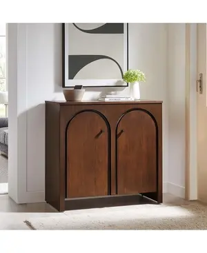 MODWAY Appia 2-door Arched Door Storage Cabinet