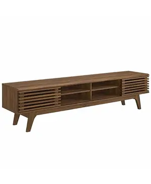 MODWAY Render 70 Entertainment Center Tv Stand - Walnut Walnut